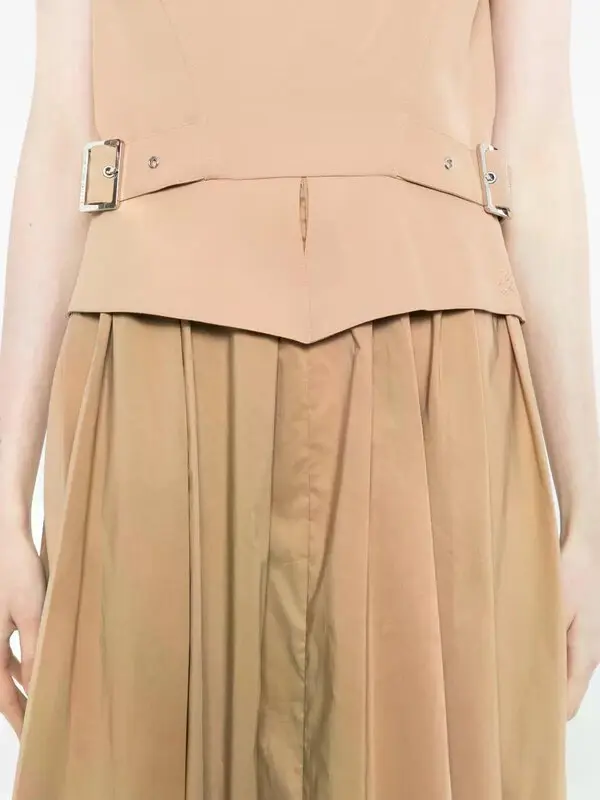 Karl Lagerfeld Belt-detail Midi Dress