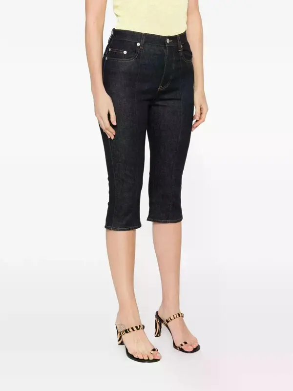 Jacquemus High-rise Five-pocket Denim Capri Pants