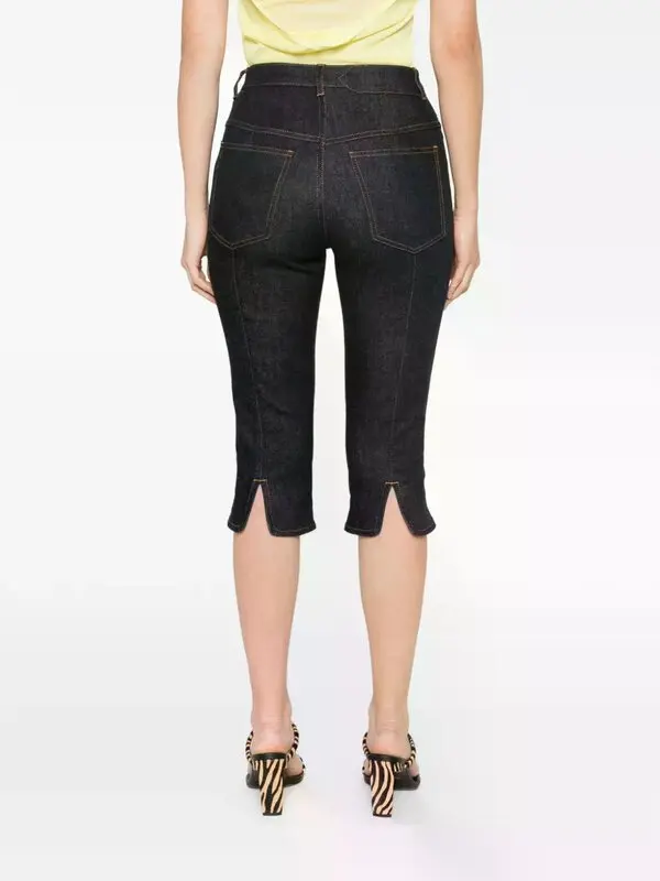 Jacquemus High-rise Five-pocket Denim Capri Pants