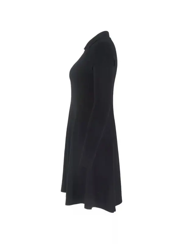 Khaite Knitted Collared Mini Dress