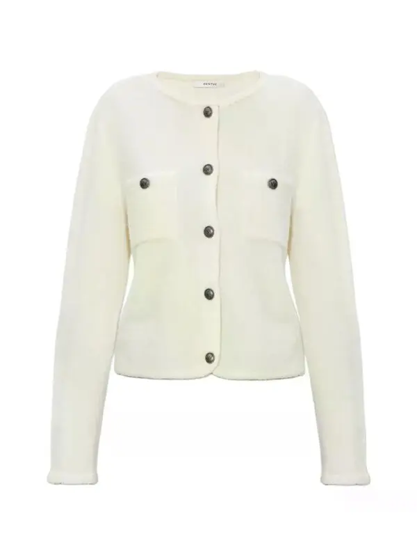 GESTUZ Buttoned Cardigan - Neutrals