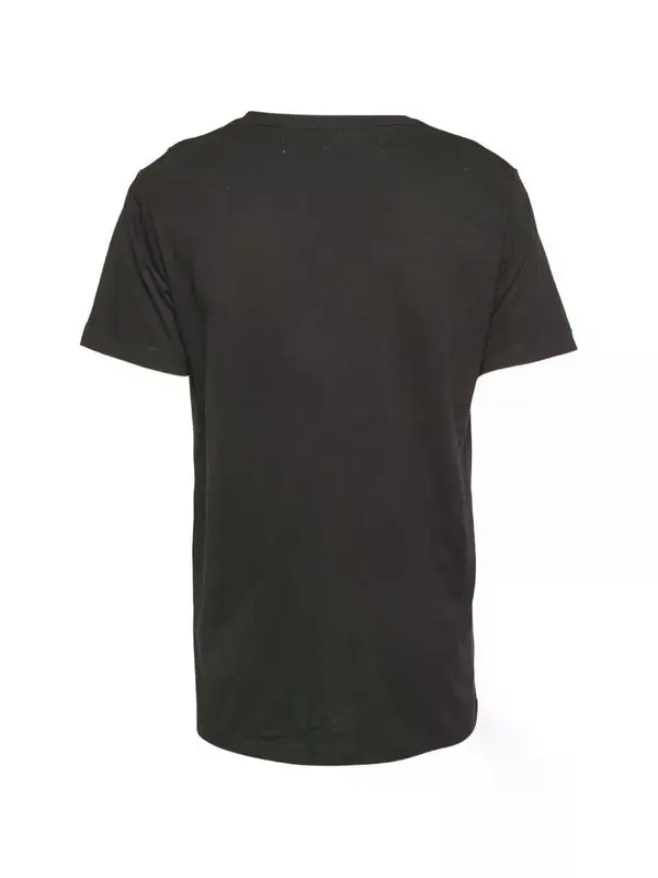 Off-White Cotton Crew-neck T-shirt - Black