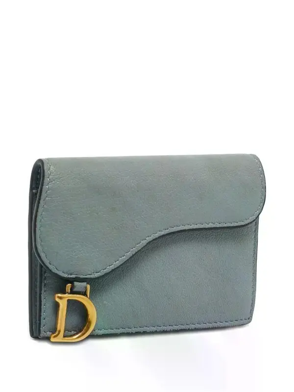 Dior 2020 Saddle Leather Card Holder