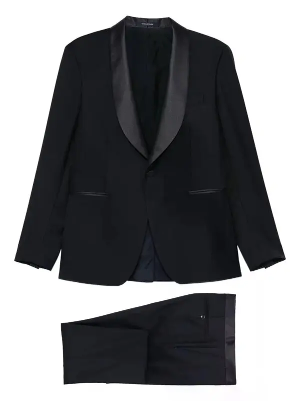 Tagliatore Shawl-lapel Tuxedo Suit - Blue