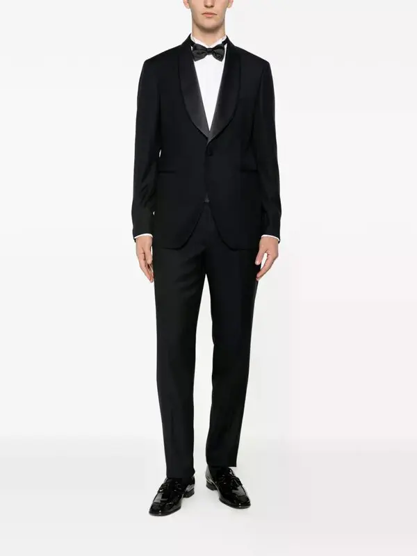 Tagliatore Shawl-lapel Tuxedo Suit - Blue