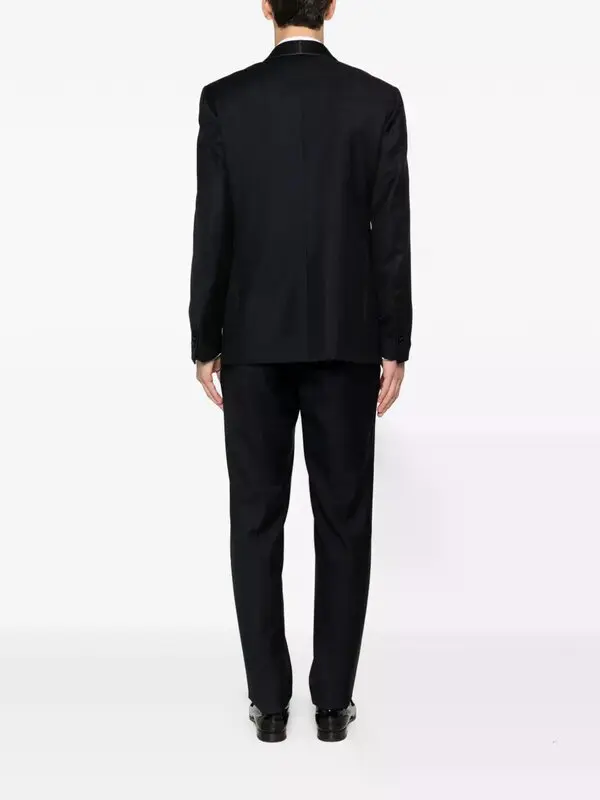 Tagliatore Shawl-lapel Tuxedo Suit - Blue