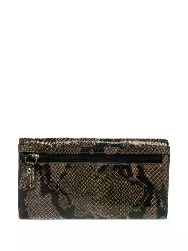 COACH VINTAGE Python-embossed Leather Wallet