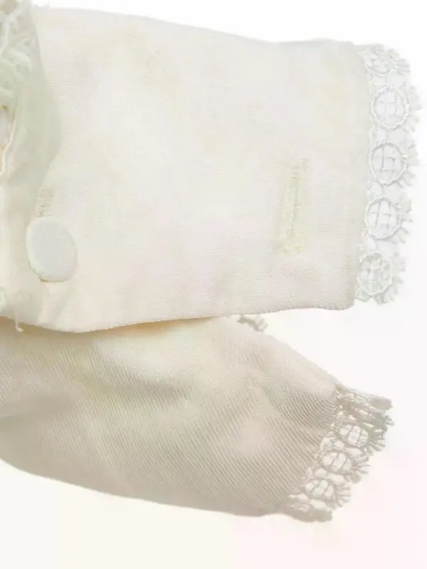 SELF-PORTRAIT Lace-trimmed Buttoned Dress