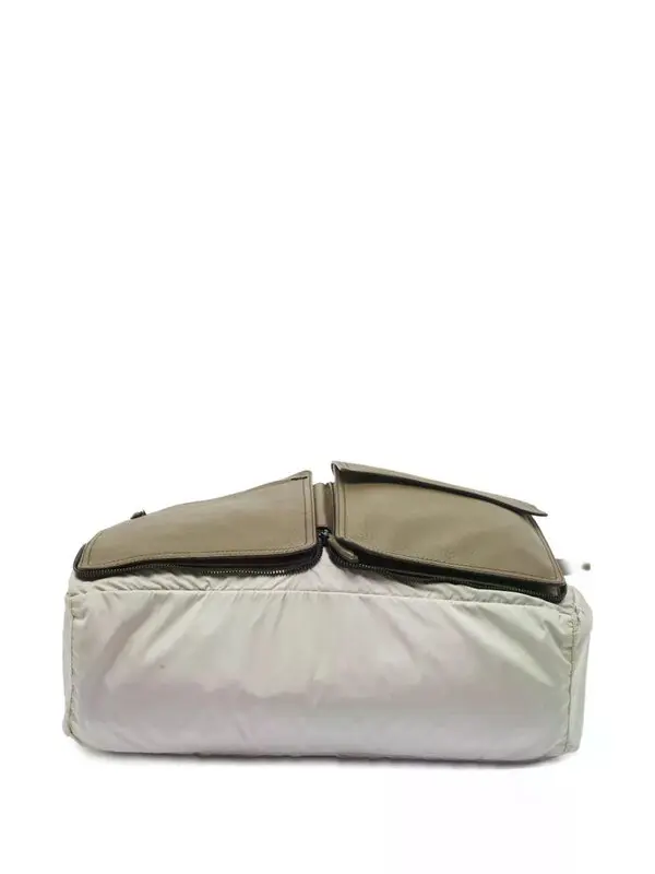 FERRAGAMO Leather-panel Pocketed Tote Bag