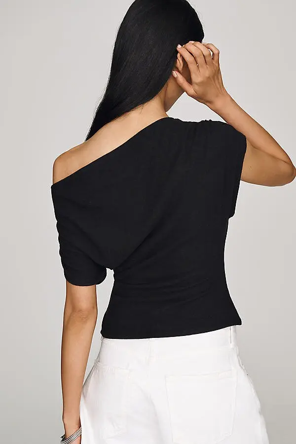 REFORMATION Iris Knit Top - Black