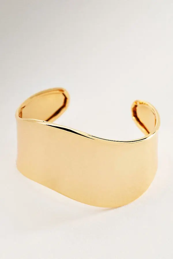 Ettika Smooth Cuff Bracelet - Gold