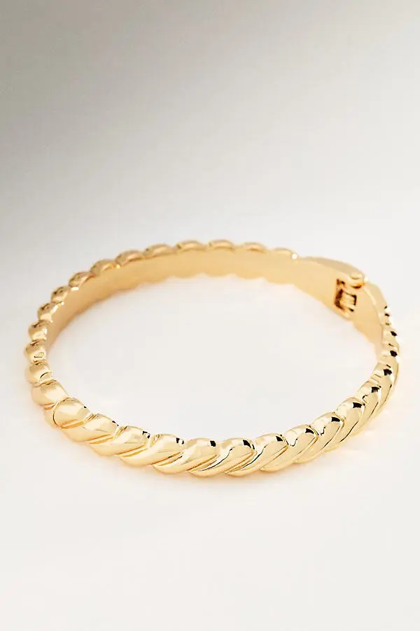 Ettika Twisted Stacking Bangle Bracelet - Gold