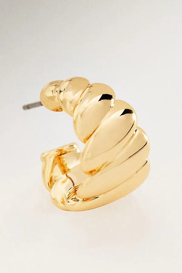 Ettika Twist Of Fate Hoop Earrings