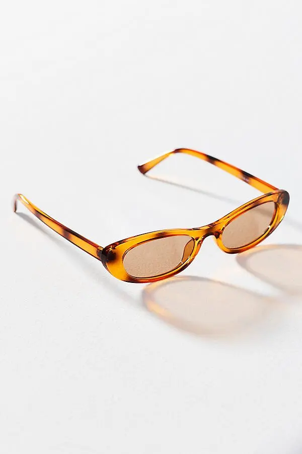 EYEKING Slim East-west Oval Sunglasses