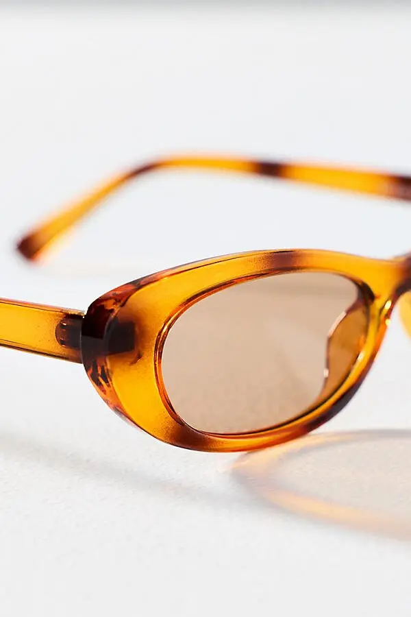 EYEKING Slim East-west Oval Sunglasses