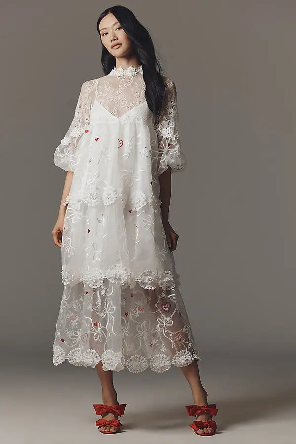 forever love story sheer floral embroidered maxi dress Love Story Maxi Dress