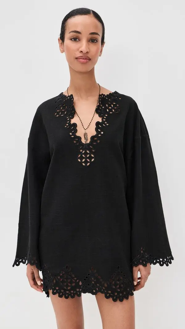 Isabel Marant Sherazade Mini Dress - Faded Black