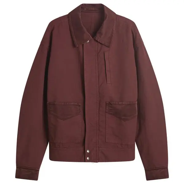 Dries Van Noten Overdyed Cotton Twill Bomber Jacket