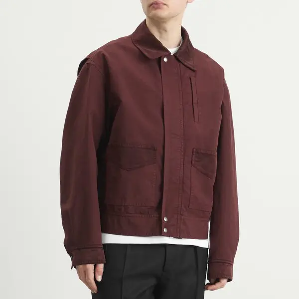 Dries Van Noten Overdyed Cotton Twill Bomber Jacket