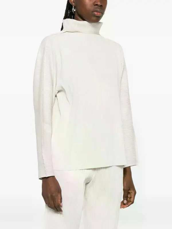 Issey Miyake A-poc Shell Pleated Top - Neutrals