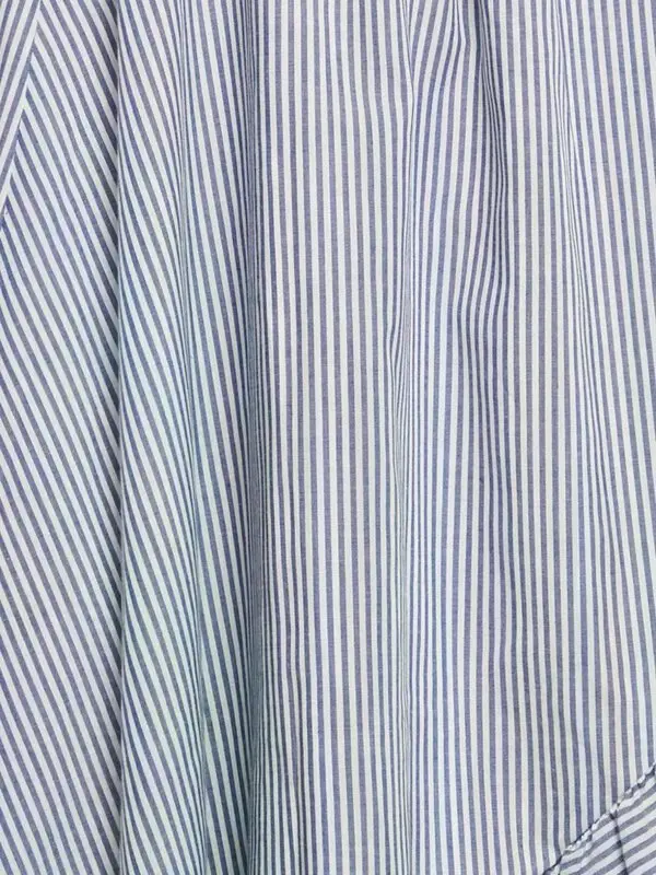 Maje Asymmetric Striped Skirt