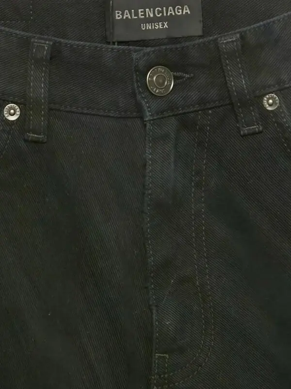 Balenciaga Raw-edge Denim Shorts