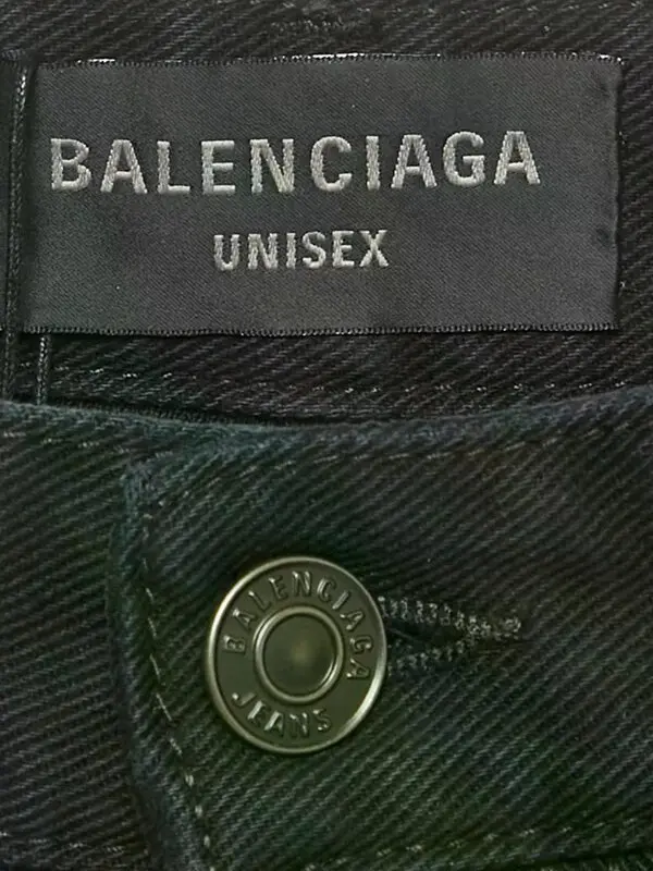 Balenciaga Raw-edge Denim Shorts