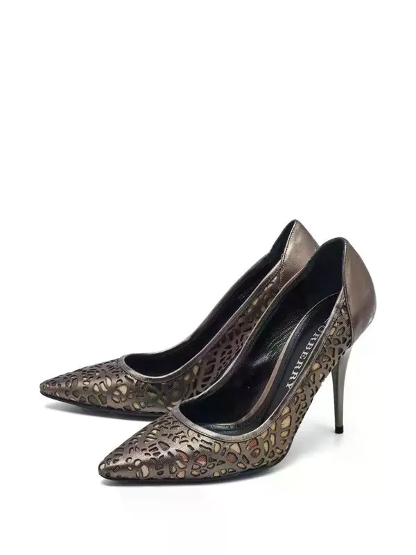 Burberry Cut Leather Pumps