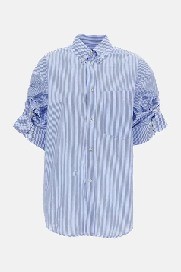 MAISON JEJIA Striped Cotton Shirt