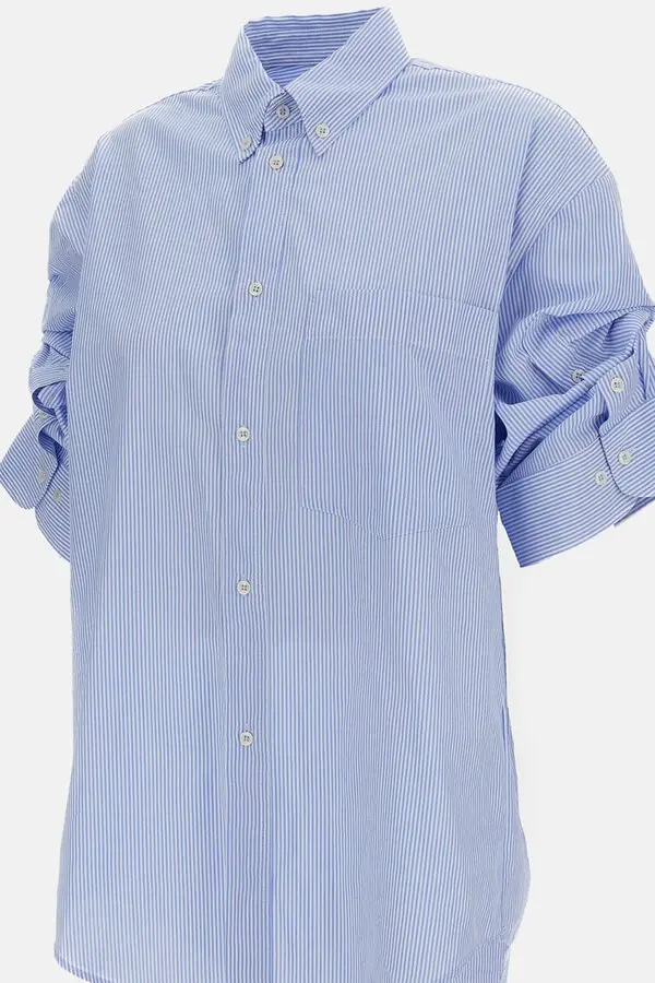 MAISON JEJIA Striped Cotton Shirt