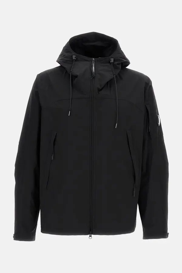 C.P. COMPANY Pro-tek Lens Hooded Jacket - Black