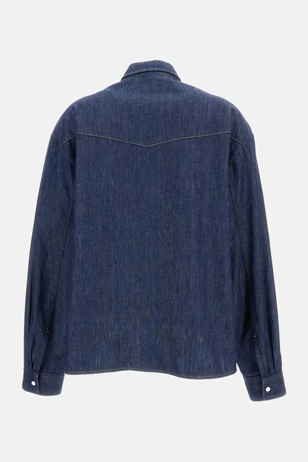Khaite Grenon Cotton Shirt - Blu