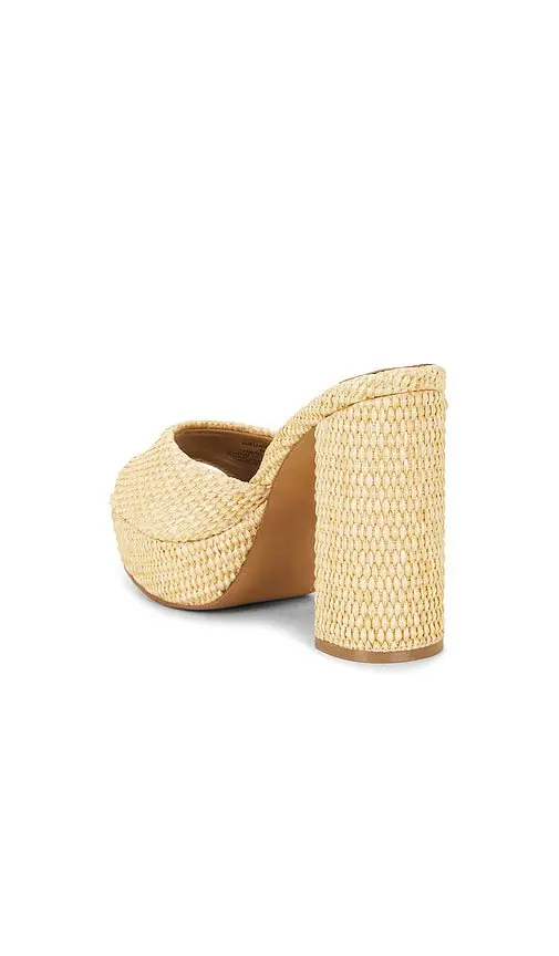 Steve Madden Joel Raffia Platform Sandal