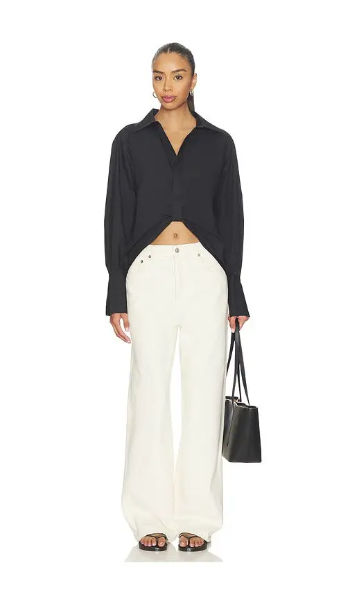 HEVRON Paola Top - Black