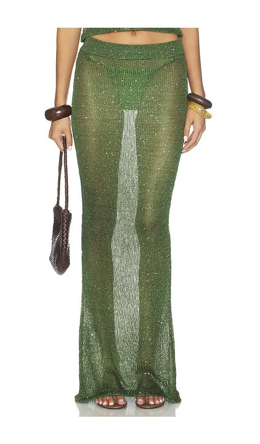 Superdown Miranda Maxi Skirt - Olive