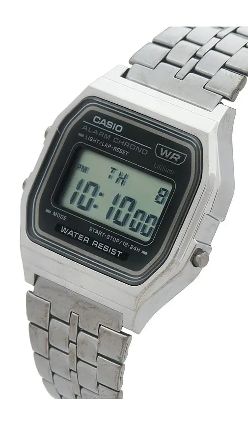 Casio Digital Stainless Steel Watch