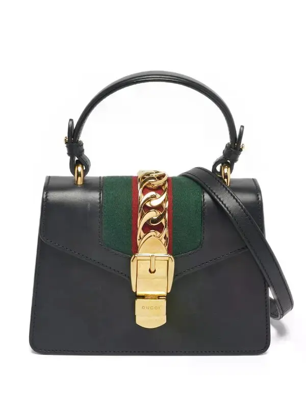 Gucci Mini Sylvie Web-detail Tote Bag