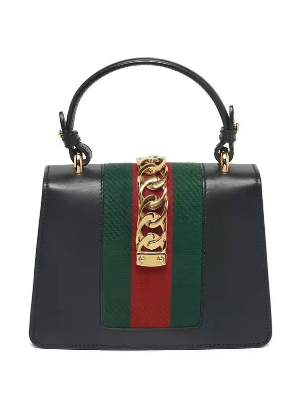 Gucci Mini Sylvie Web-detail Tote Bag