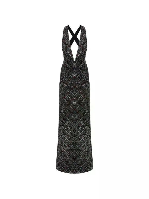 Missoni Patterned V-neck Maxi Dress