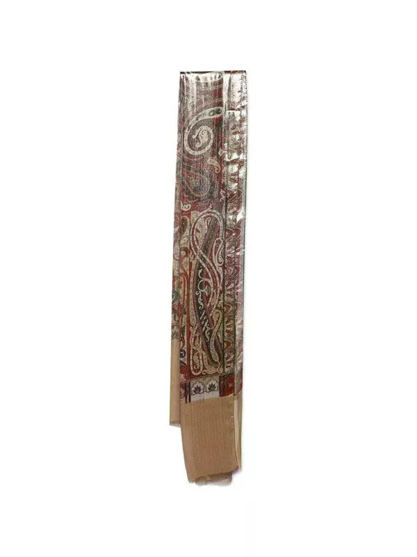 Etro Paisley-print Scarf - Neutrals