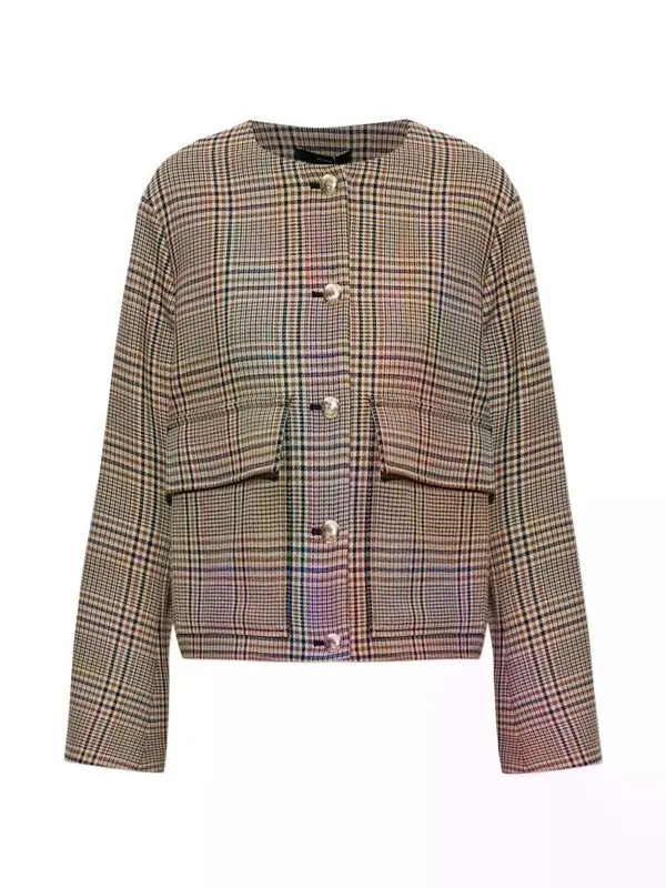 Paul Smith Check-pattern Buttoned Jacket