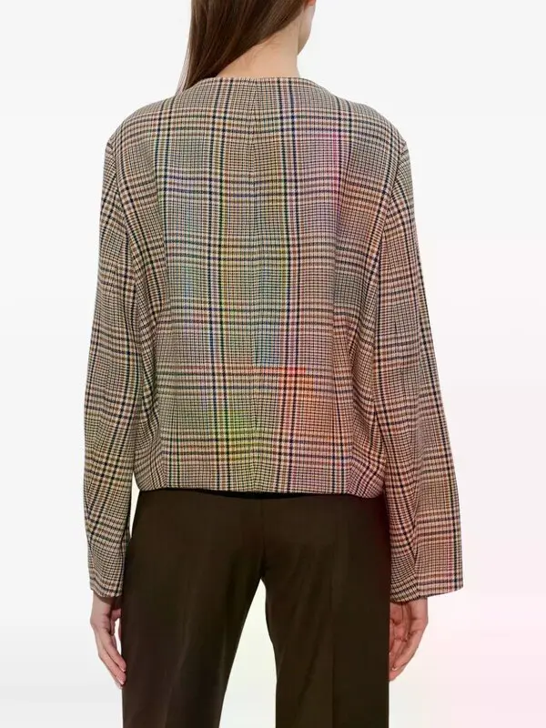 Paul Smith Check-pattern Buttoned Jacket