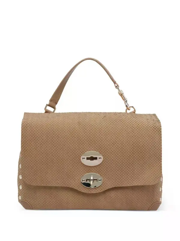 ZANELLATO Postina Turn-lock Shoulder Bag - Neutrals