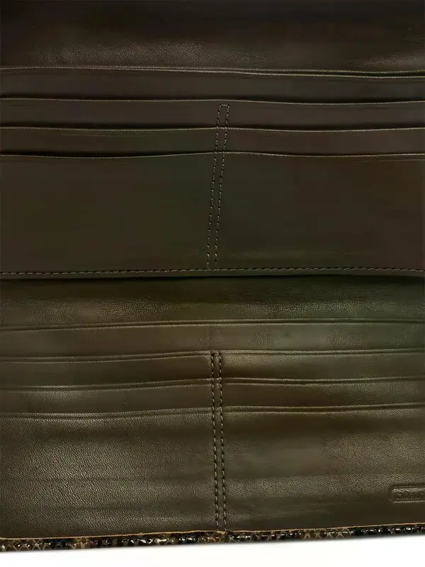 COACH VINTAGE Python-embossed Leather Wallet