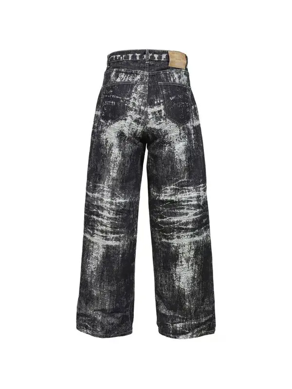 TAAKK Wash-effect Wide Leg Jeans
