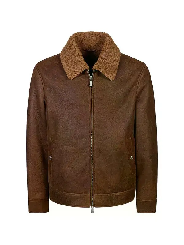 Eleventy Shearling Jacket