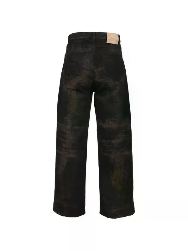 TAAKK Logo-patch Wide-leg Jeans