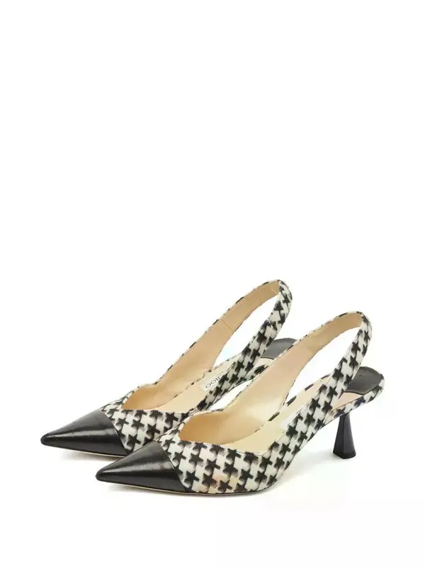 JIMMY CHOO Liya Star-pattern Leather Pumps