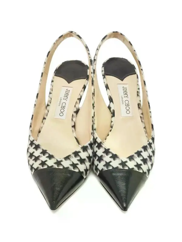 JIMMY CHOO Liya Star-pattern Leather Pumps