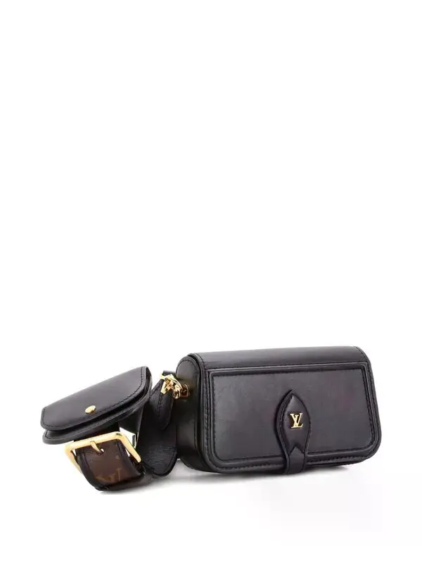 LOUIS VUITTON Officier Pouch Leather Shoulder Bag